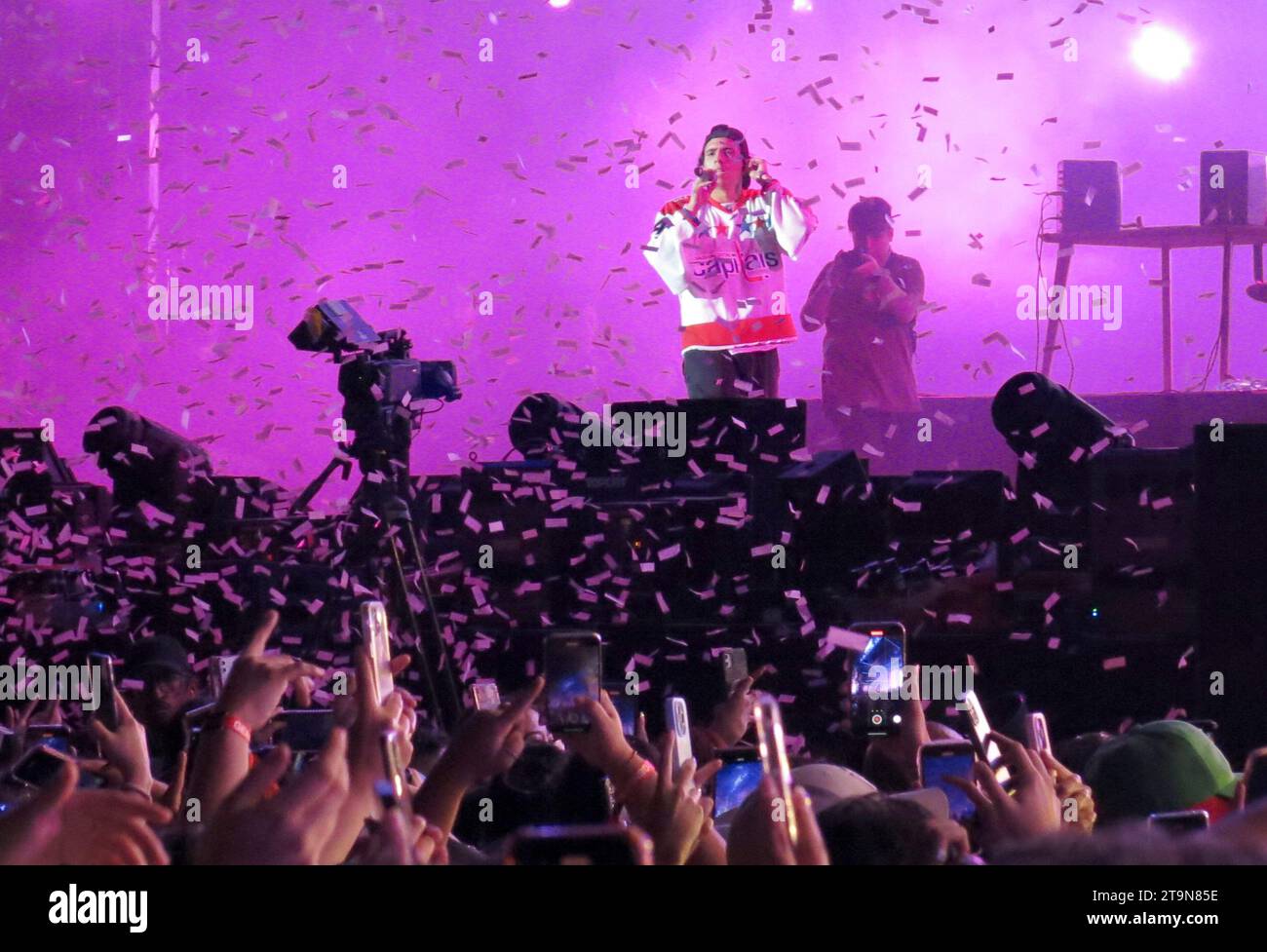 Mexican singer Emilio de la Rosa of the band Latin Mafia performs ...