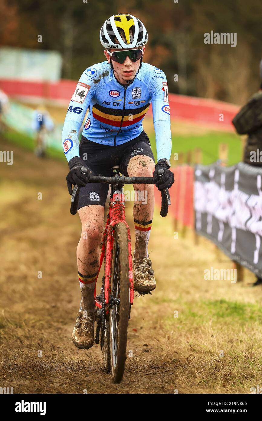 Dublin, Ireland. 26th Nov, 2023. Belgian Fabian Maes pictured in action ...