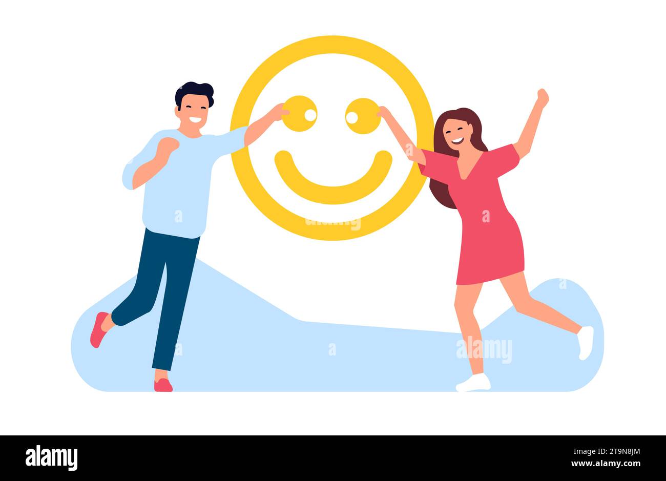 Happiness and fun. Happy people. Positive thinking and optimism ...