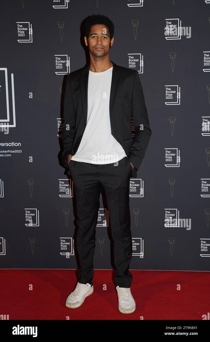 Alfred Enoch arrives for the announcement of the 2023 Booker Prize winner at an award ceremony ...