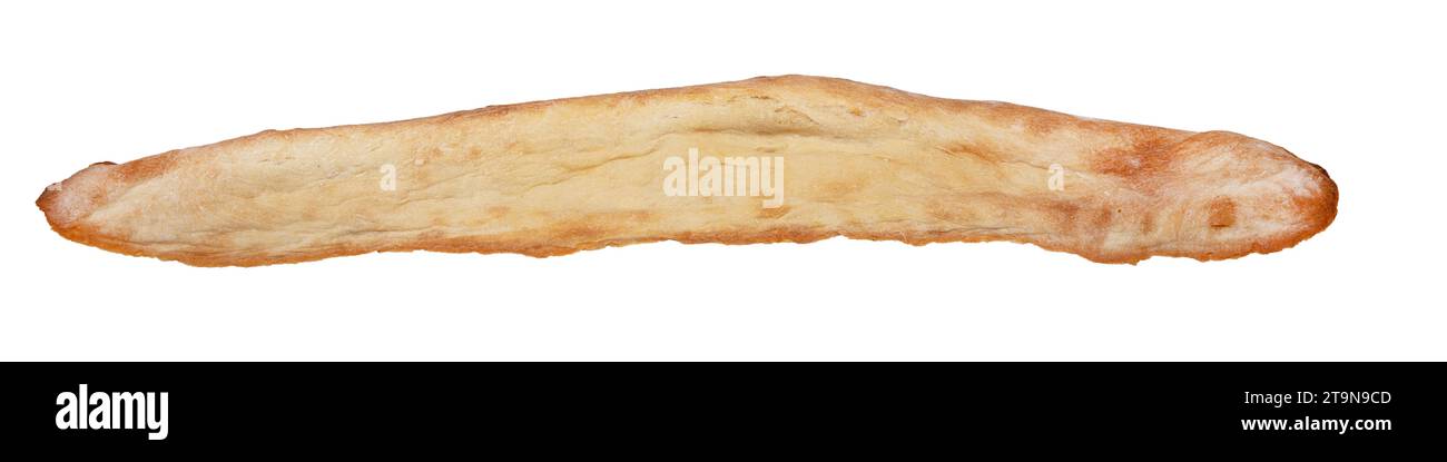 Traditional Georgian bread, Shoti isolated on white background Stock ...