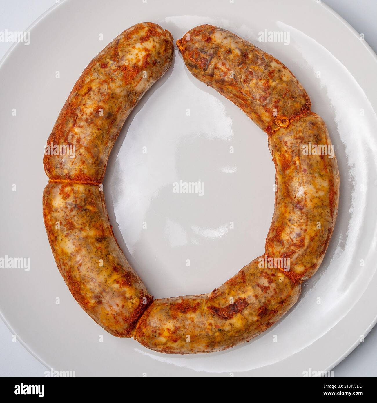 Traditional Georgian sausage Kupati, mainly produced in the Mingrelia ...