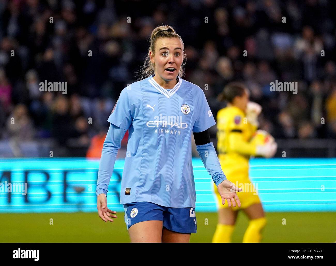 Manchester City's Jill Roord celebrates scoring their side's fifth goal ...