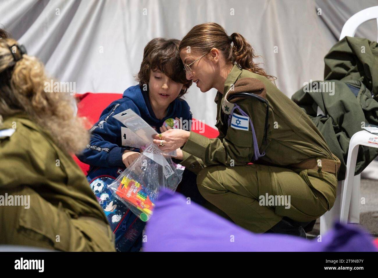 This handout photo provided by the Israel Prime Minister Office shows ...