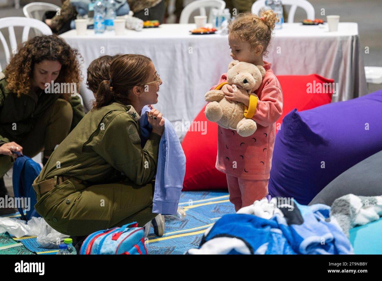 This handout photo provided by the Israel Prime Minister Office shows ...