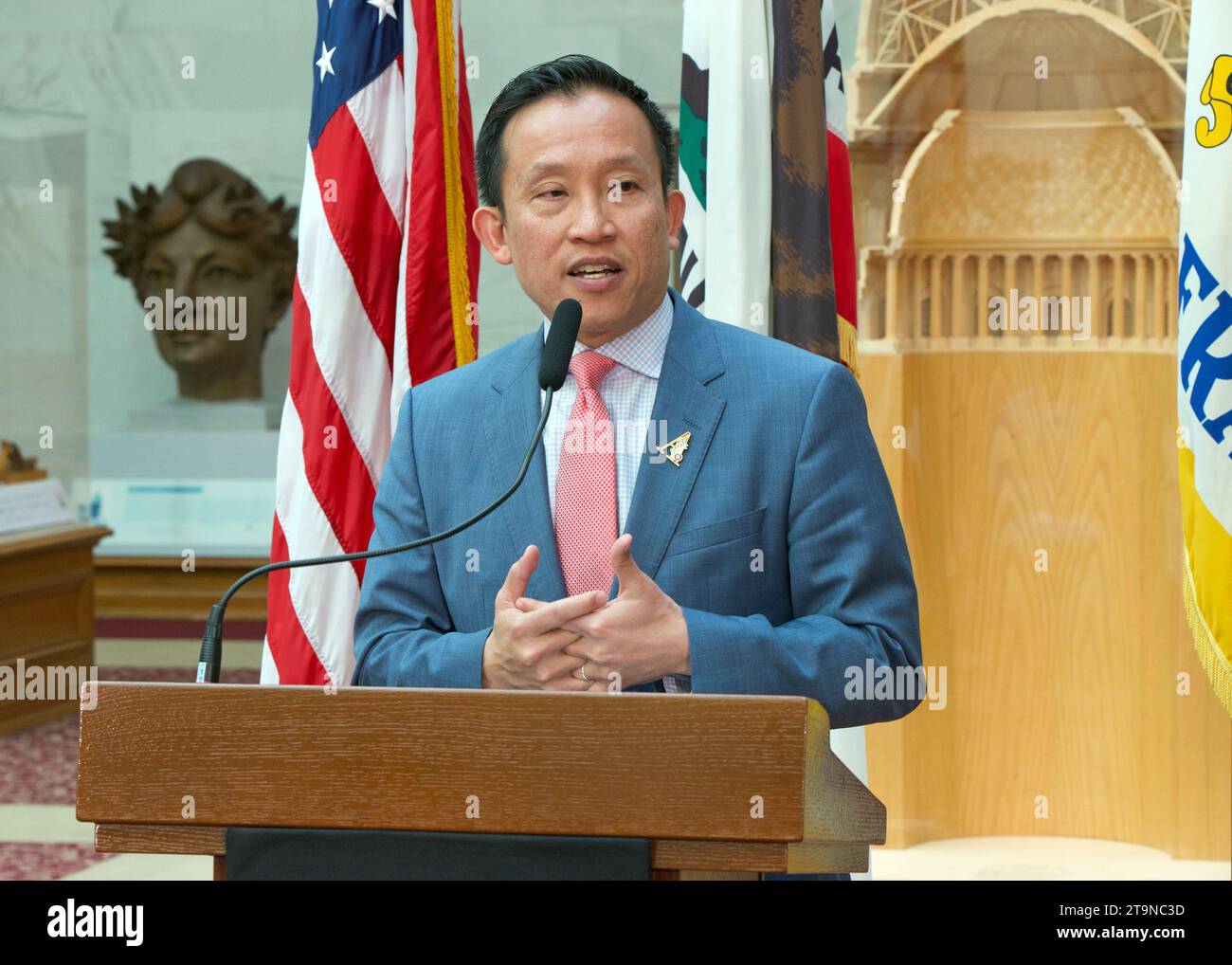 San Francisco, CA - April 26, 2023: City Attorney David Chiu speaking ...
