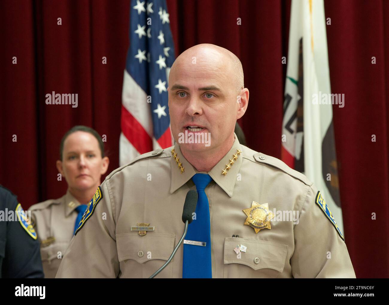 San Francisco, CA - April 28, 2023: Commissioner Sean Duryee of the CA ...