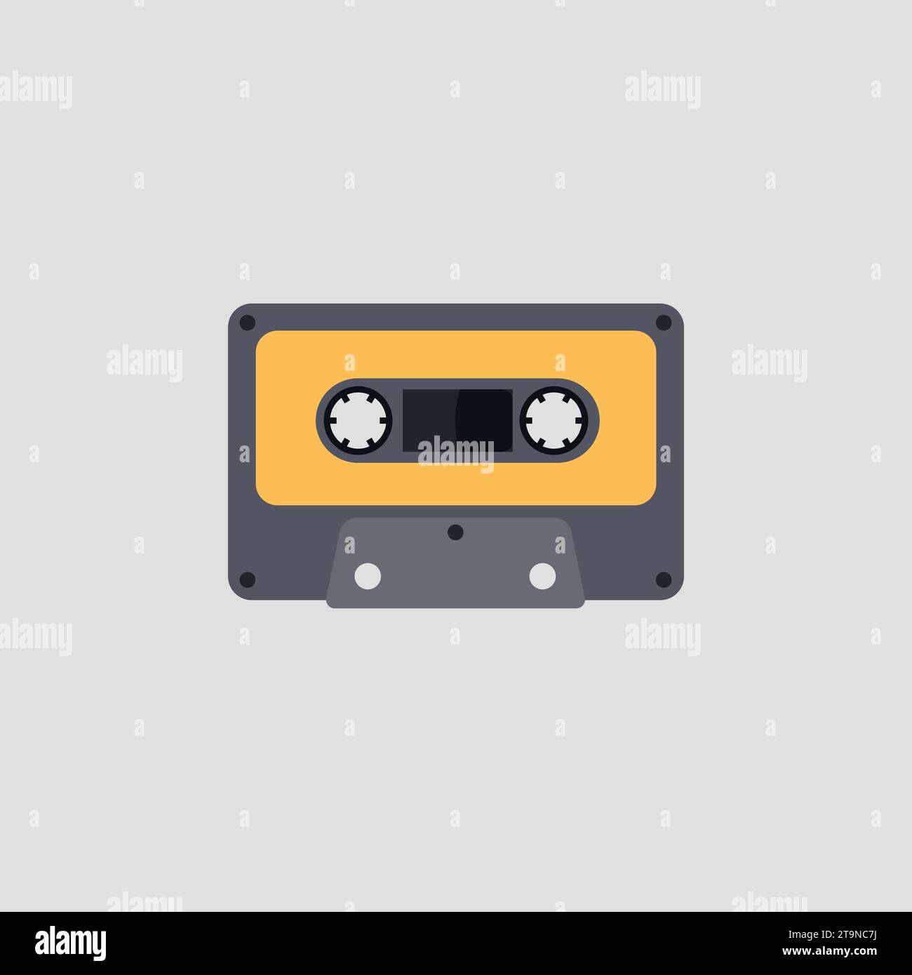Retro Classic Cassette Tape Clip Art Stock Vector Image & Art - Alamy