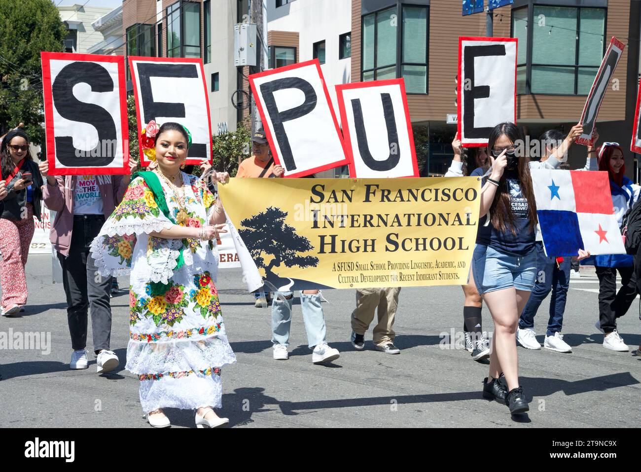 San Francisco, CA - April 29, 2023: Unidentifed participants in the ...