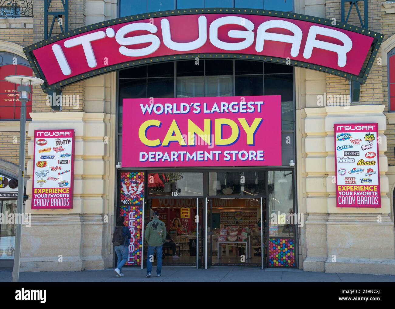 San Francisco, CA - May 12, 2023: IT'S SUGAR candy store at the popular ...