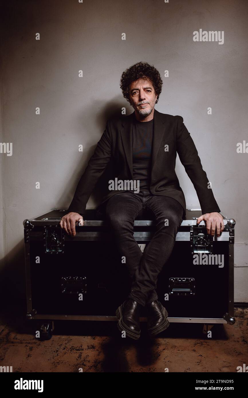 the italian artist Max Gazzè performs live in Turin, with Anna ...