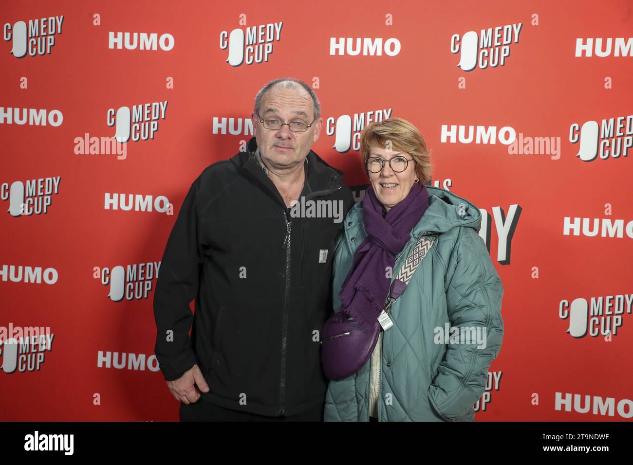 Antwerp, Belgium. 26th Nov, 2023. Raf Coppens (L) poses for the ...