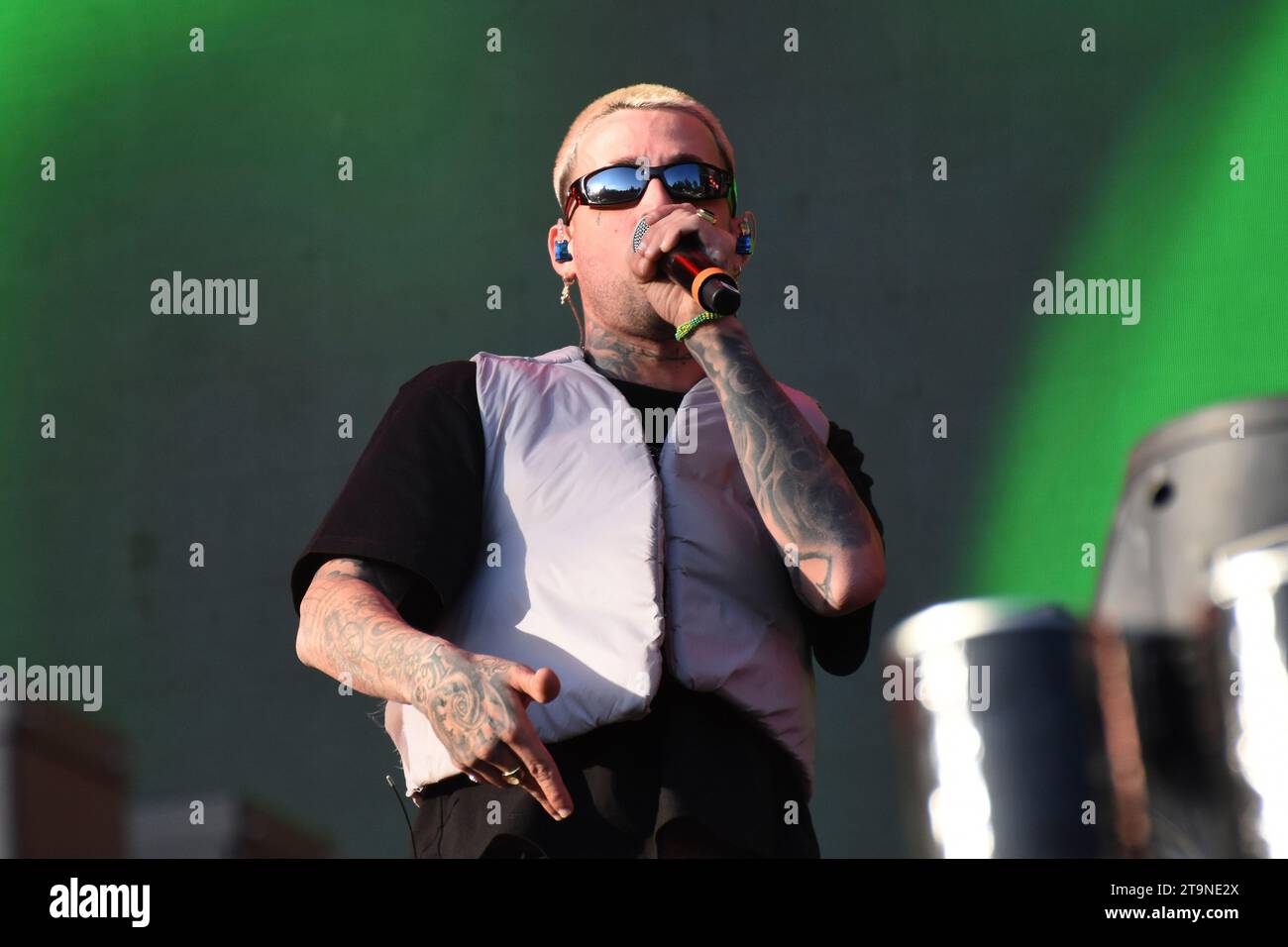 Mexico City, Mexico. 25th Nov, 2023. Spanish rapper Maikel Delacalle ...