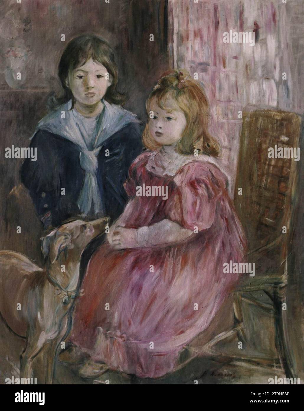 The Children of Gabriel Thomas 1894 by Berthe Morisot Stock Photo - Alamy