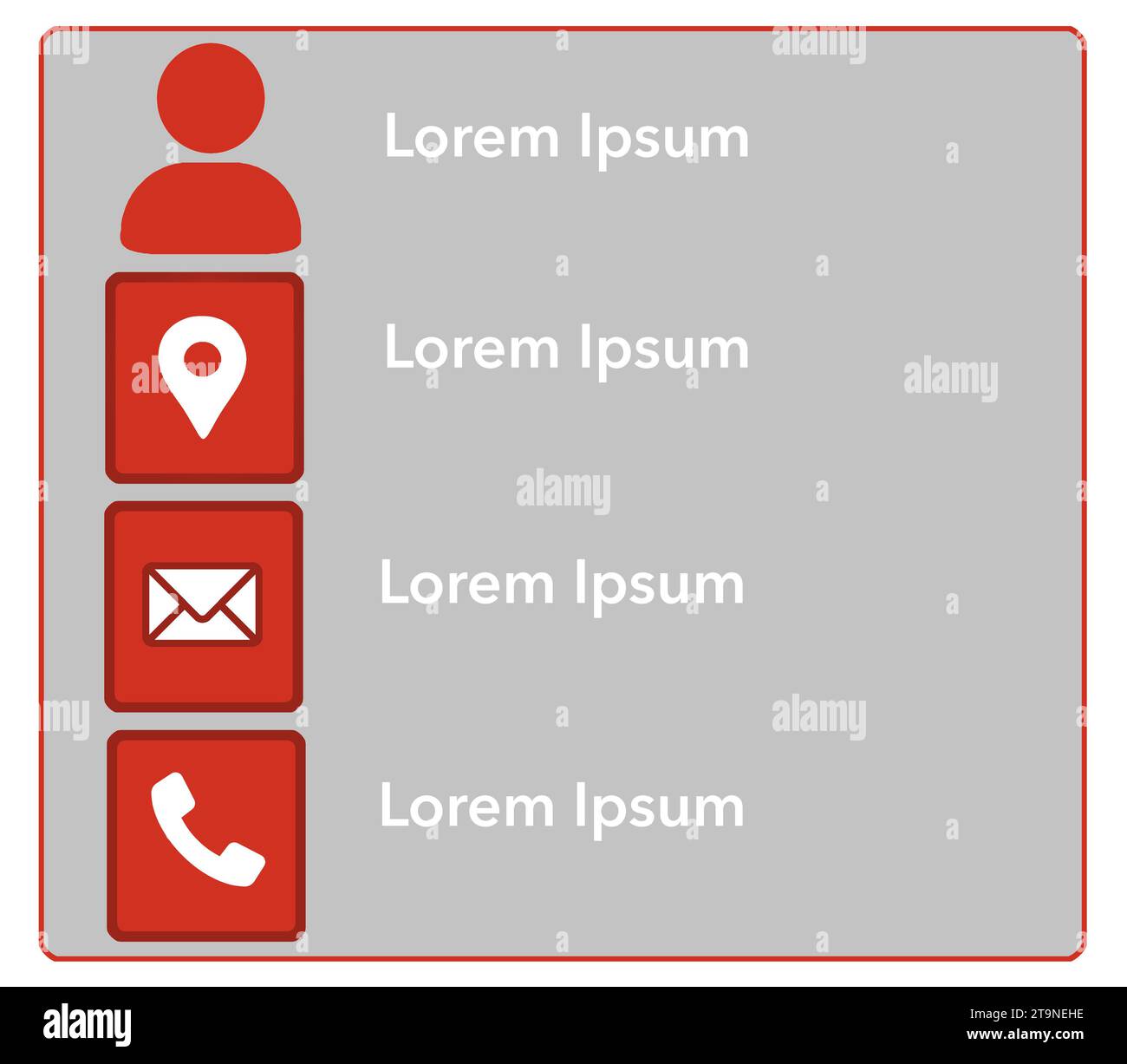 Your contact information in one place is seen here with icons for ...
