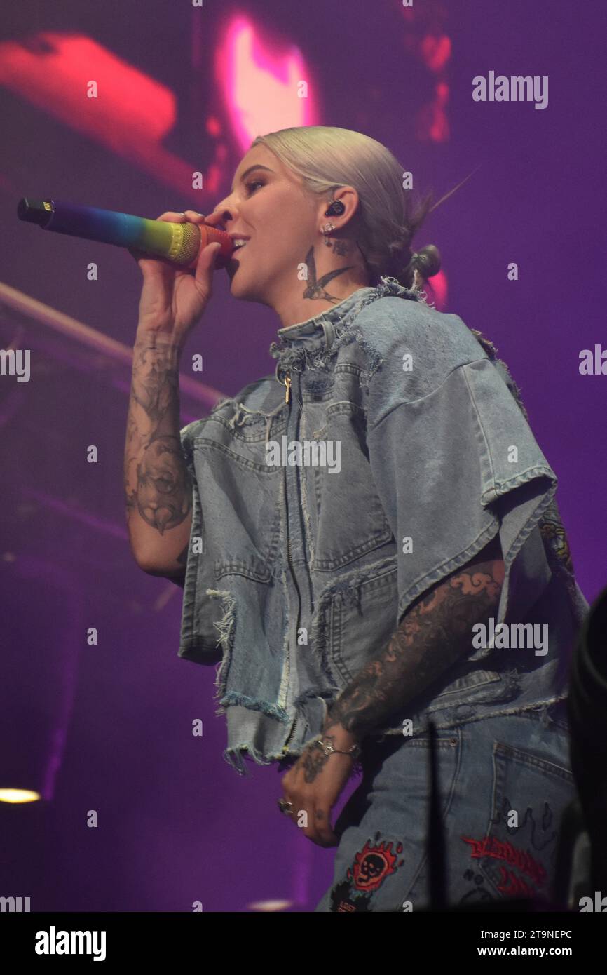 Mexico City, Mexico. 25th Nov, 2023. Young Miko, the Puerto Rican Latin ...