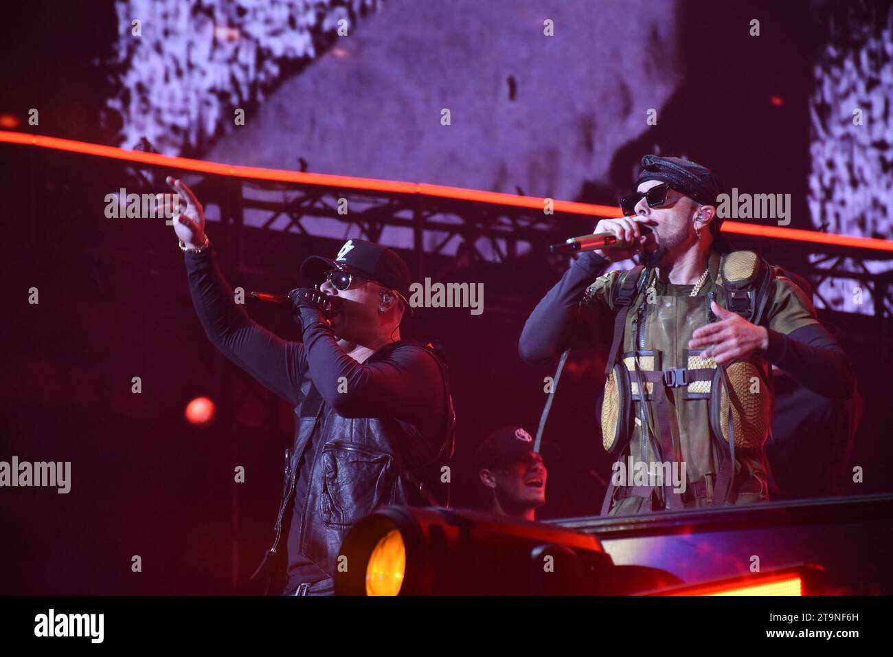 Mexico City, Mexico. 25th Nov, 2023. Juan Luis Morera, known as Wisin ...