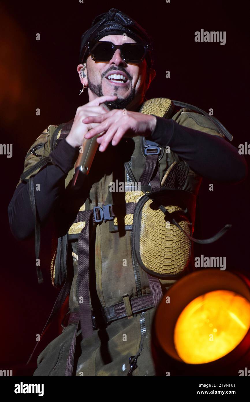 Mexico City, Mexico. 25th Nov, 2023. Llandel Veguilla, known as Yandel ...