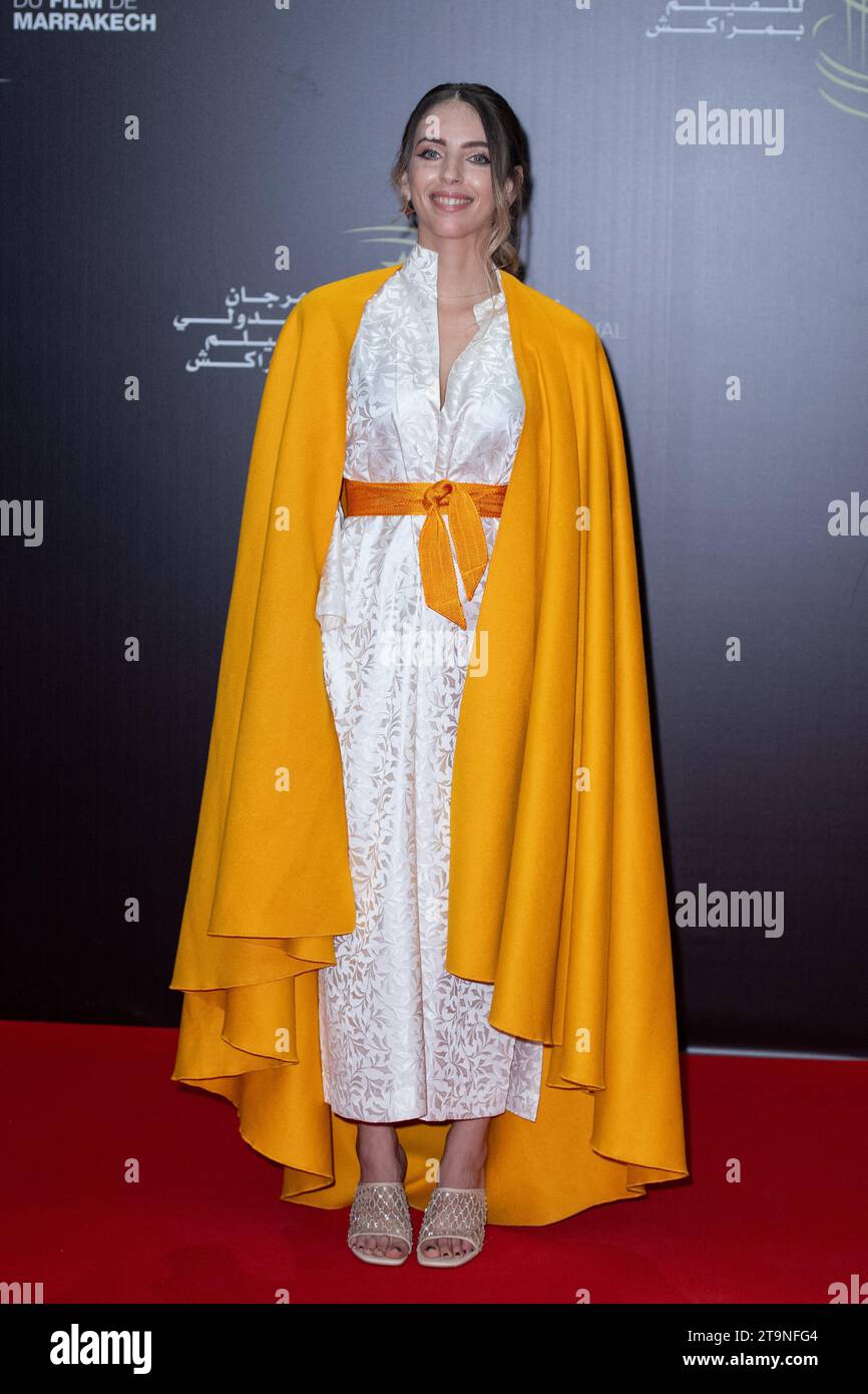 Marrakech, Morocco. 25th Oct, 2023. Sofia Alaoui attending the Me Captain Premiere as part of ...