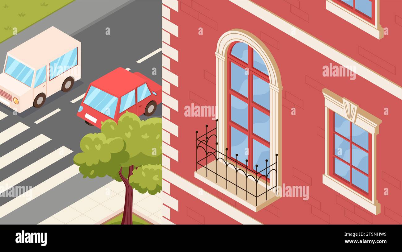 Isometric eco electric cars hi-res stock photography and images - Alamy