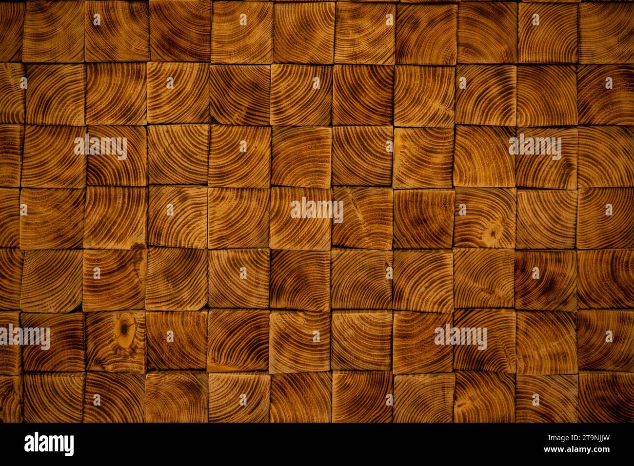 Rectangular wood cut-outs or blocks forming a roof. Beautiful wood ...