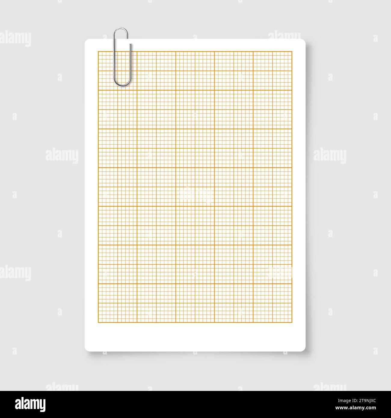 Sheet of graph paper with grid. Millimeter paper texture, geometric ...