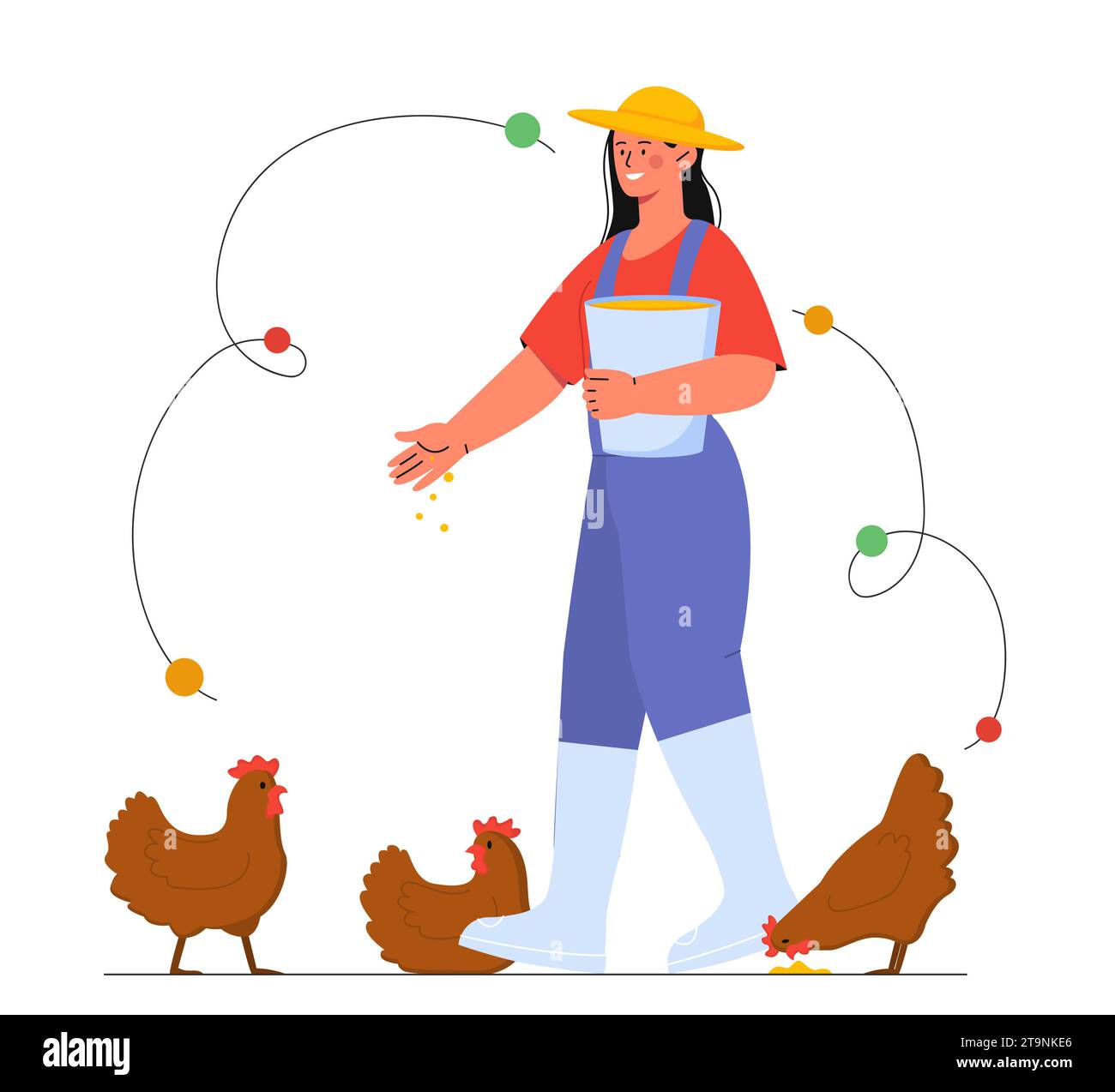 Poultry breeding vector concept Stock Vector Image & Art - Alamy