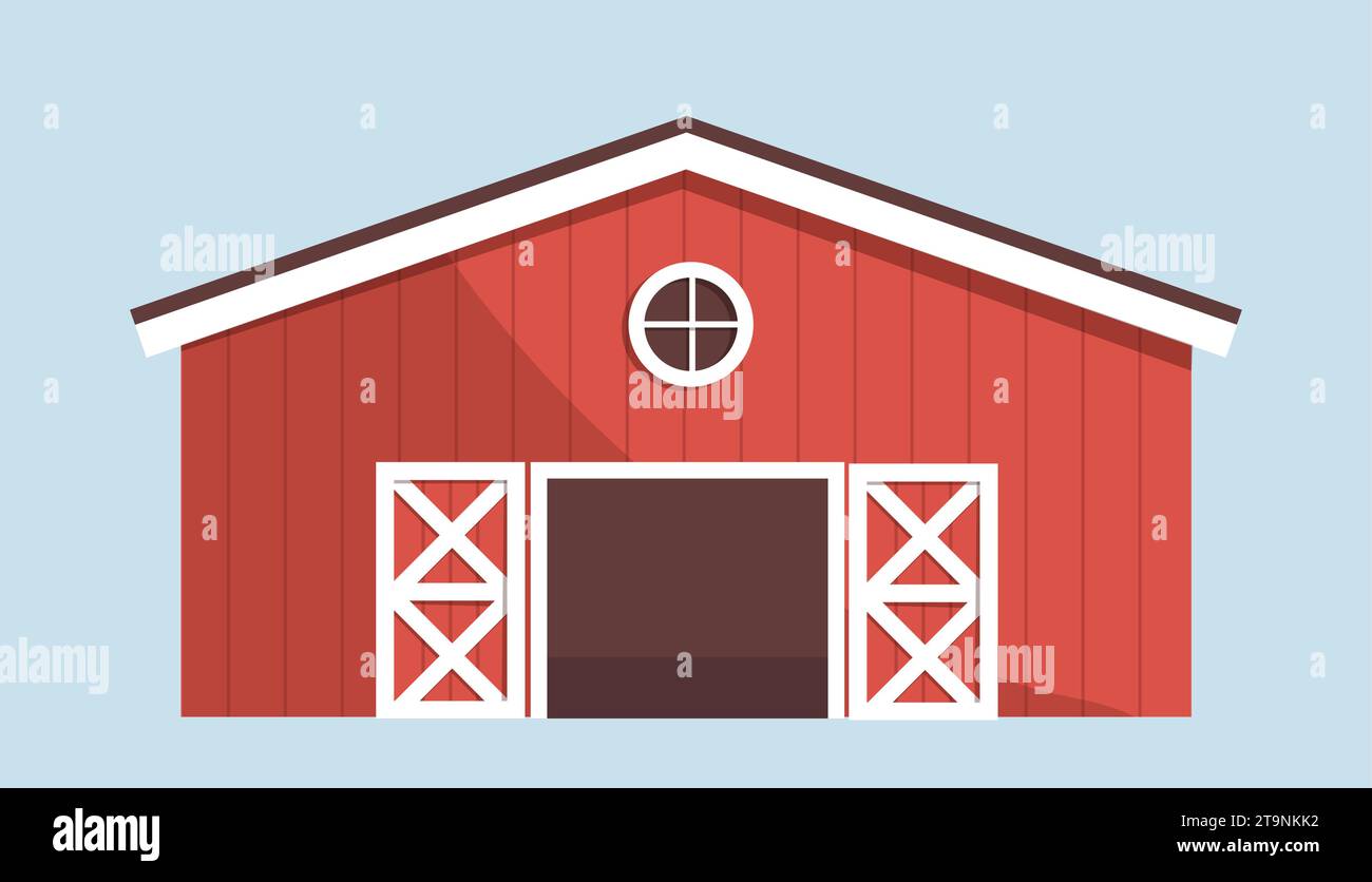 Farm building element vector concept Stock Vector Image & Art - Alamy