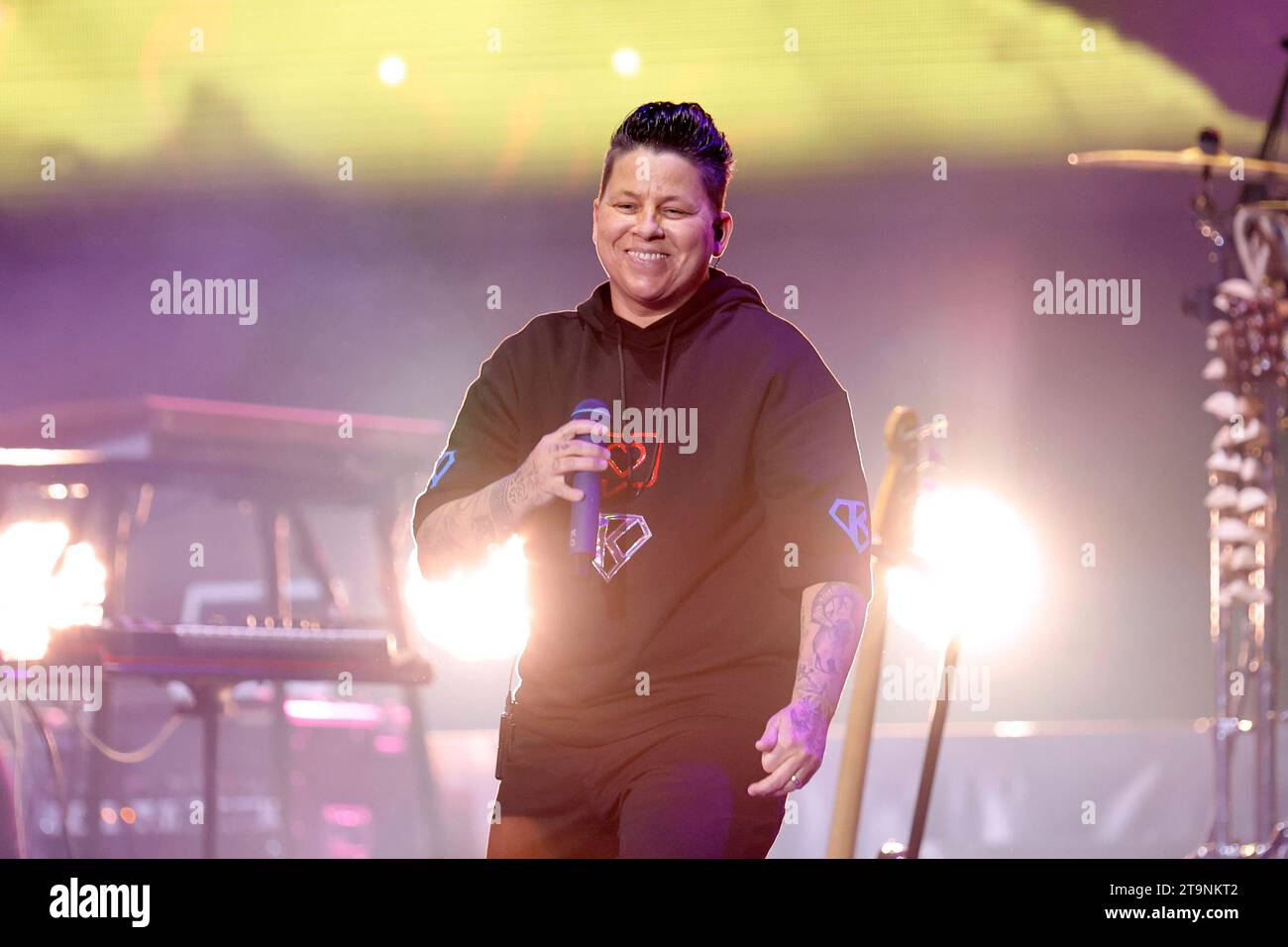 Sängerin Kerstin Ott bei einem Konzert ihrer Best Ott Tour in der ...