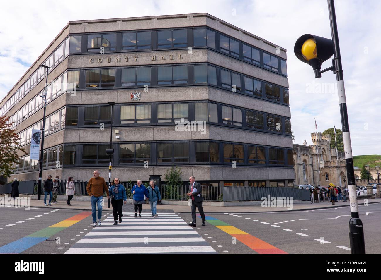 County Hall, the headquarters of Oxfordshire County Council, Oxford, UK ...
