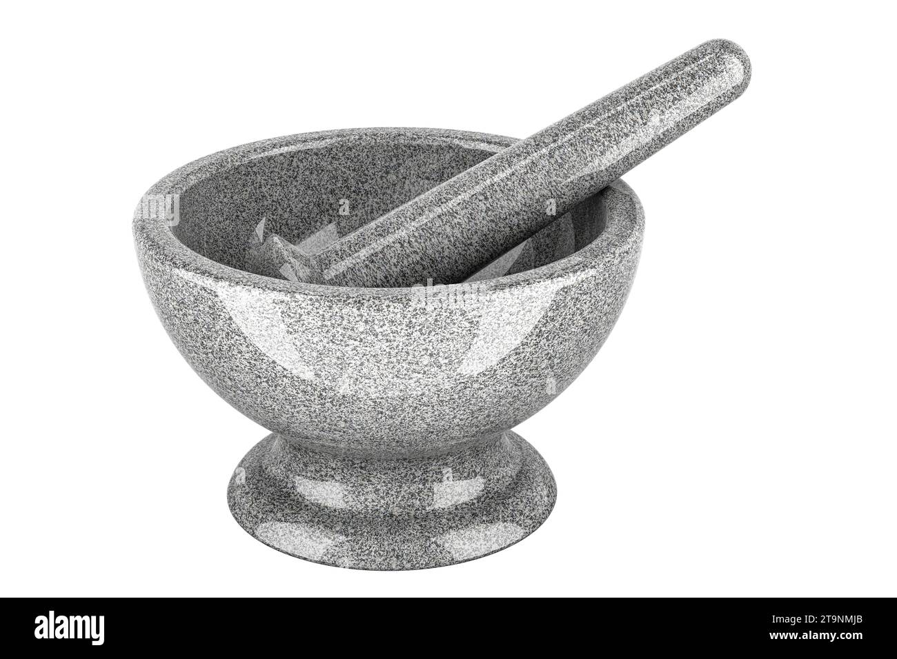 Pharmacy Mortar with Pestle. 3D rendering isolated on white background ...