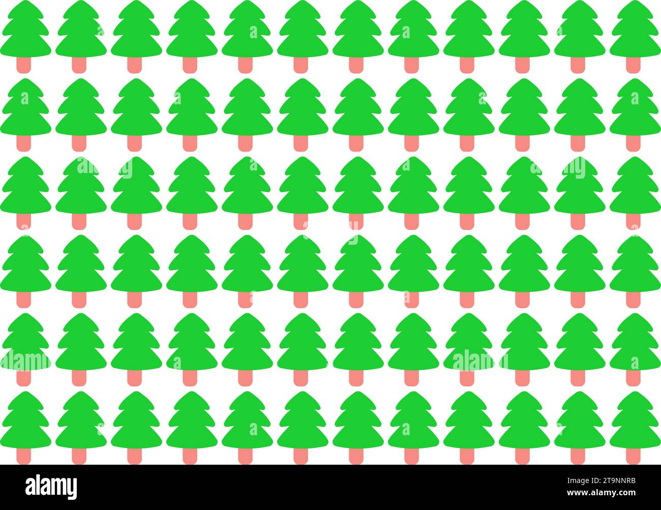 Simple Christmas Tree Vector Patterns Background Lovely Winter Holidays ...