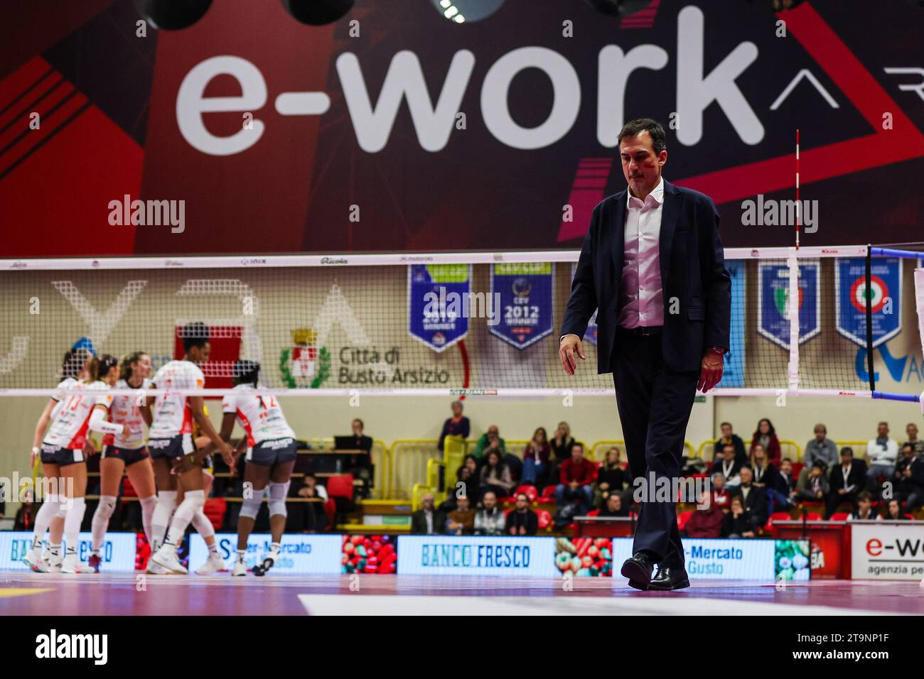 Busto Arsizio, Italy. 26th Nov, 2023. Juan Manuel Cichello Head Coach ...