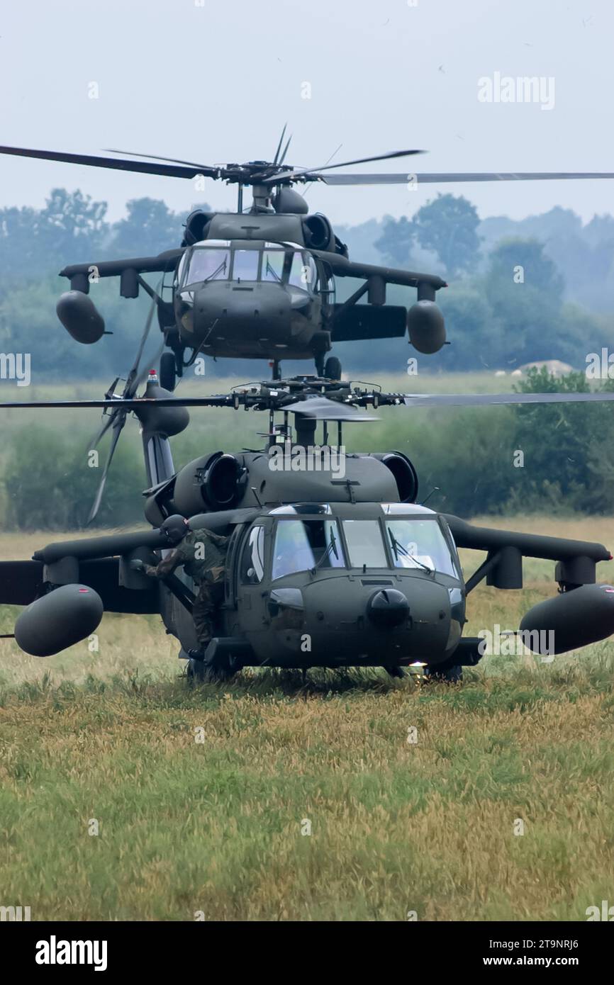 The Sikorsky UH-60 Black Hawk, Eagle Base Tuzla, Bosnia and Herzegovina ...
