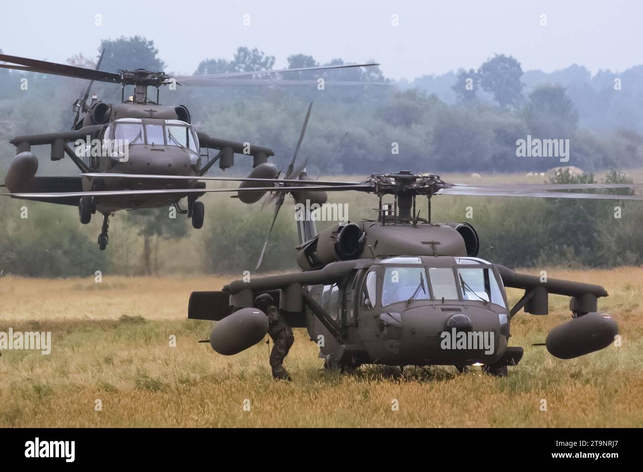 The Sikorsky UH-60 Black Hawk, Eagle Base Tuzla, Bosnia and Herzegovina ...