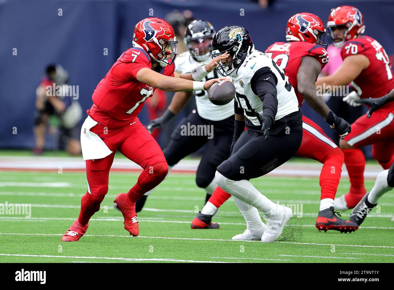 Houston, Texas, USA. 26th Nov, 2023. Houston Texans quarterback C.J ...