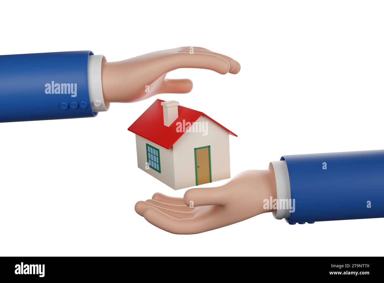 Loan house cartoon hi-res stock photography and images - Alamy