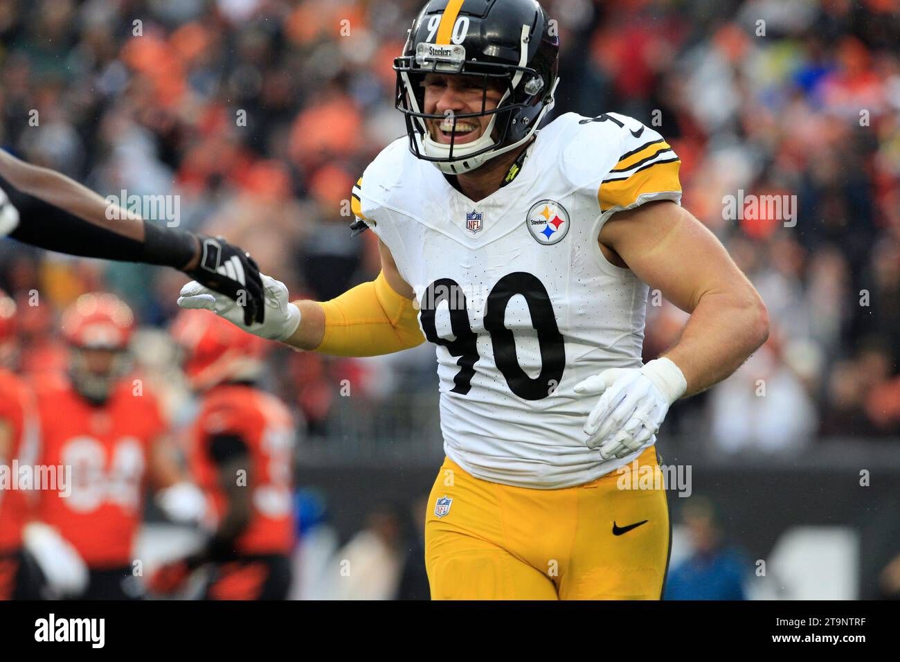 November 26, 2023: Pittsburgh Steelers linebacker T.J. Watt (90) during ...