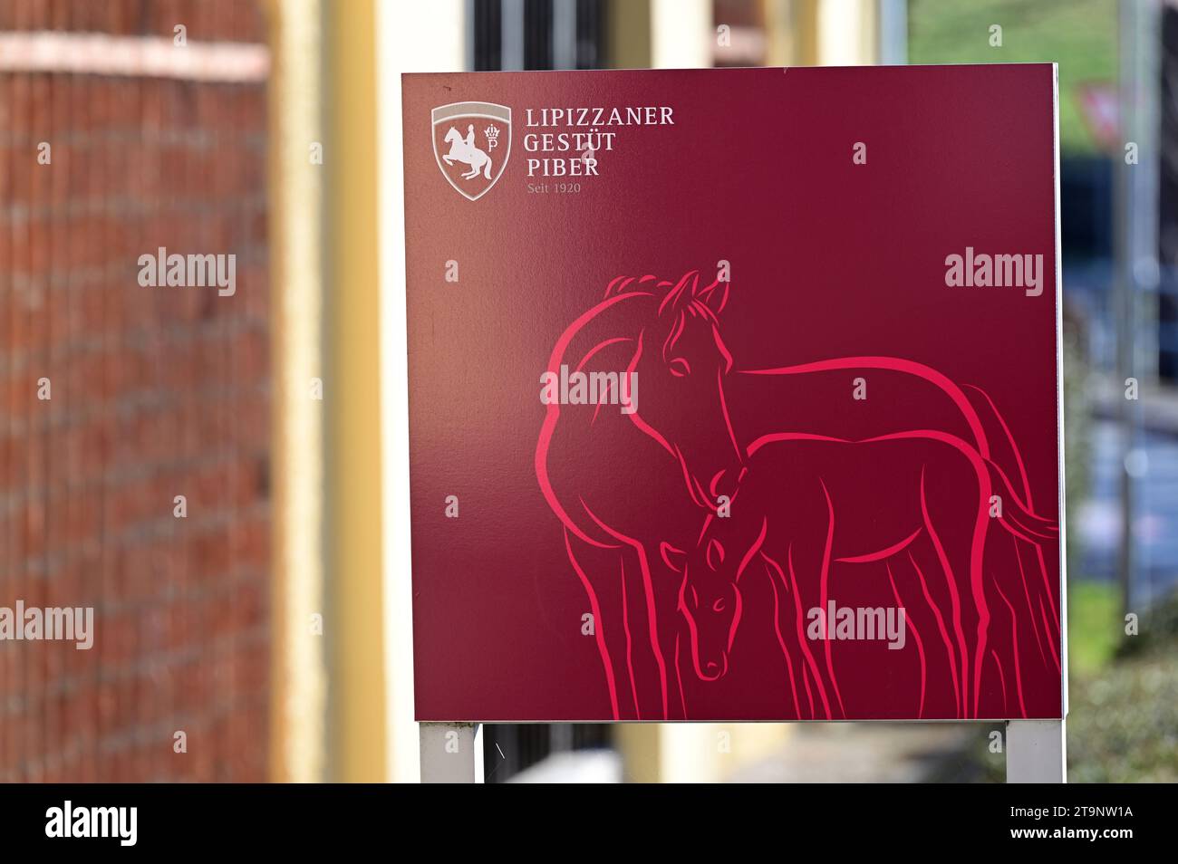 Lipizzaner stud farm in Piber in Styria - Lipizzaners have been bred ...