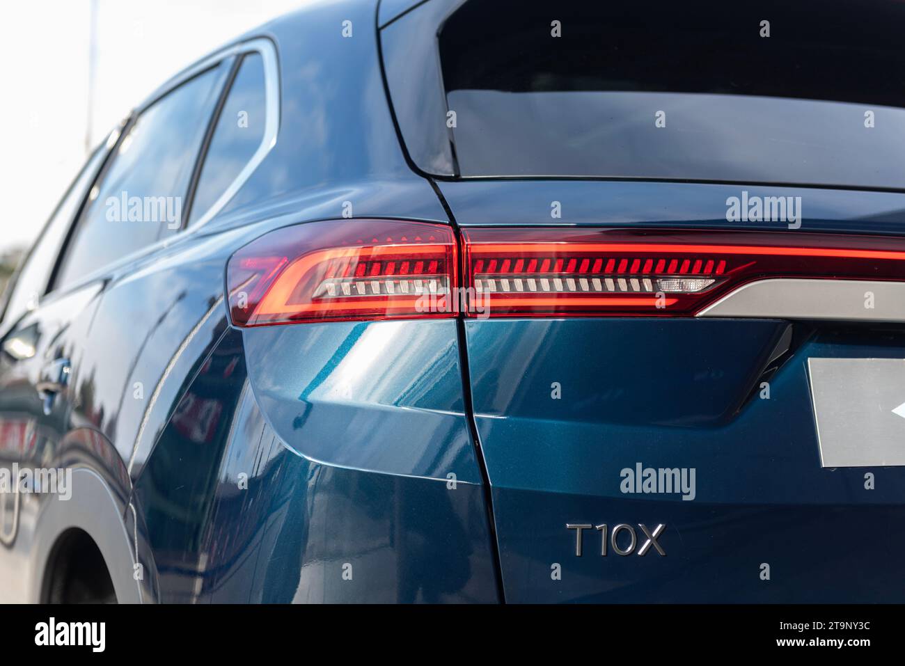 ISTANBUL, TURKEY - NOVEMBER 26, 2023: TOGG T10X car stand at Nautilus ...