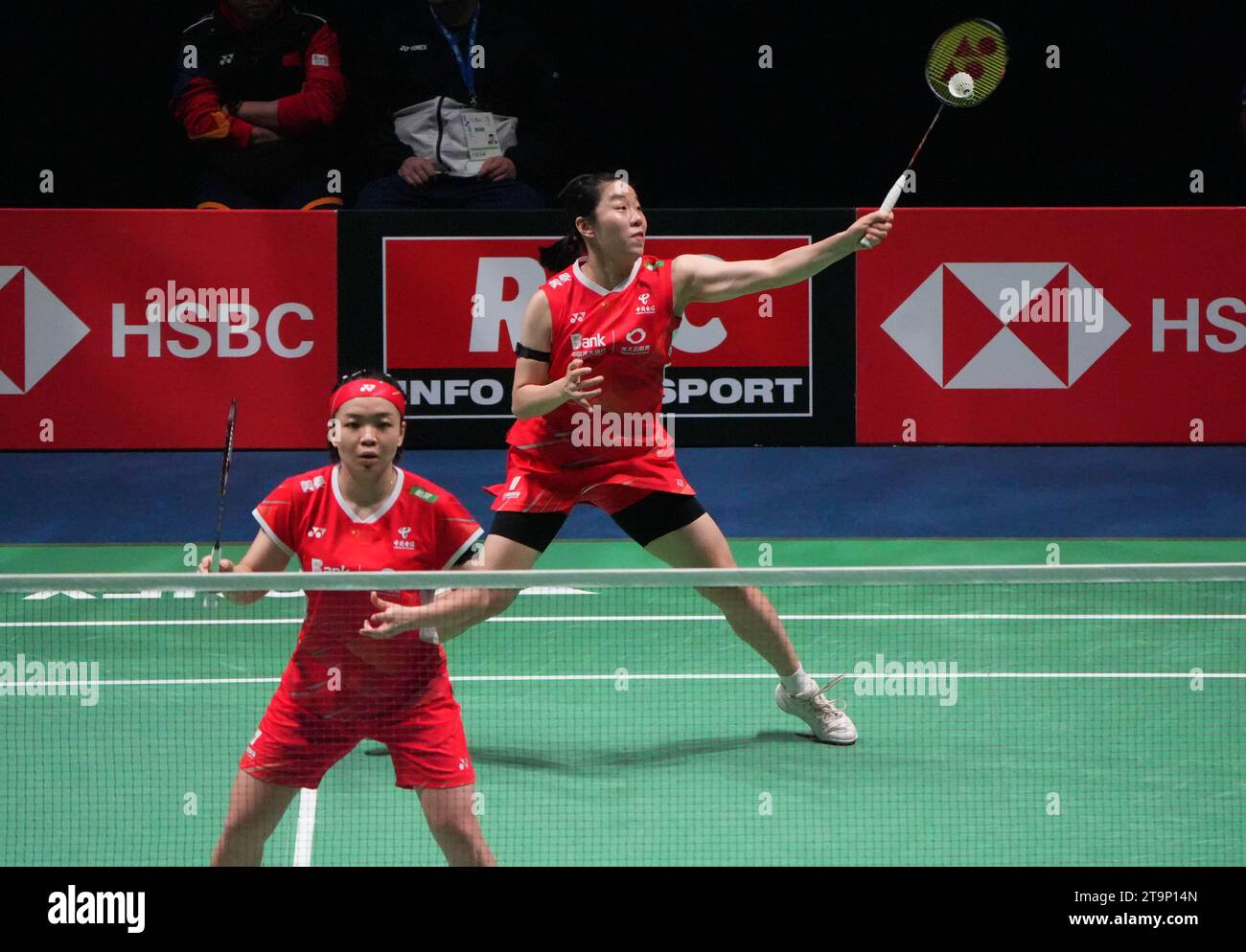 Chen Qing Chen and Jia Yi Fan of China during the Yonex Internationaux de France 2023, Super 750 ...
