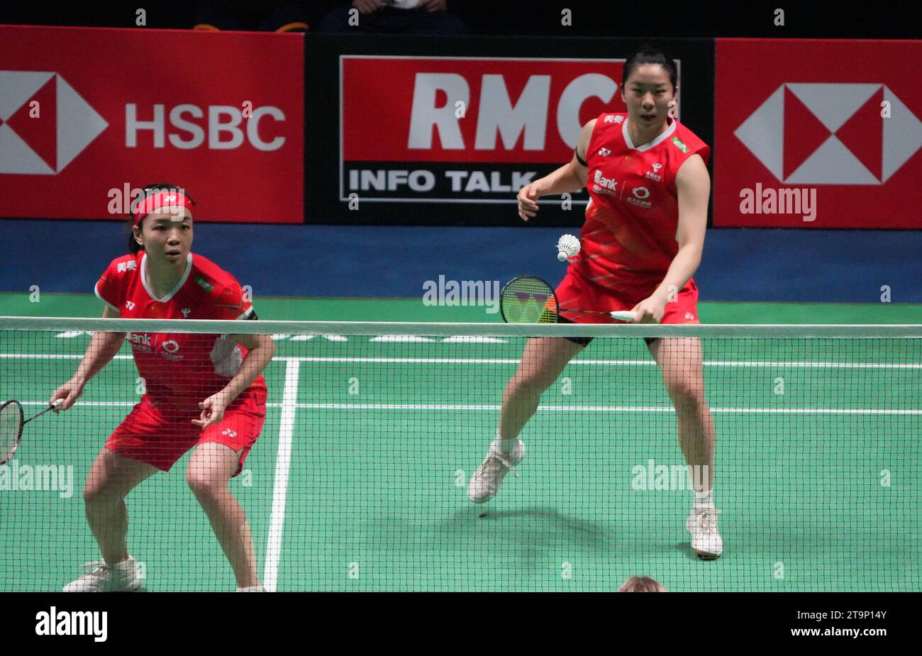 Chen Qing Chen and Jia Yi Fan of China during the Yonex Internationaux de France 2023, Super 750 ...
