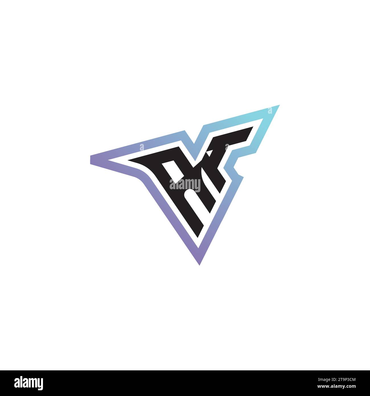 AI letter combination cool logo esport or gaming initial logo as a ...