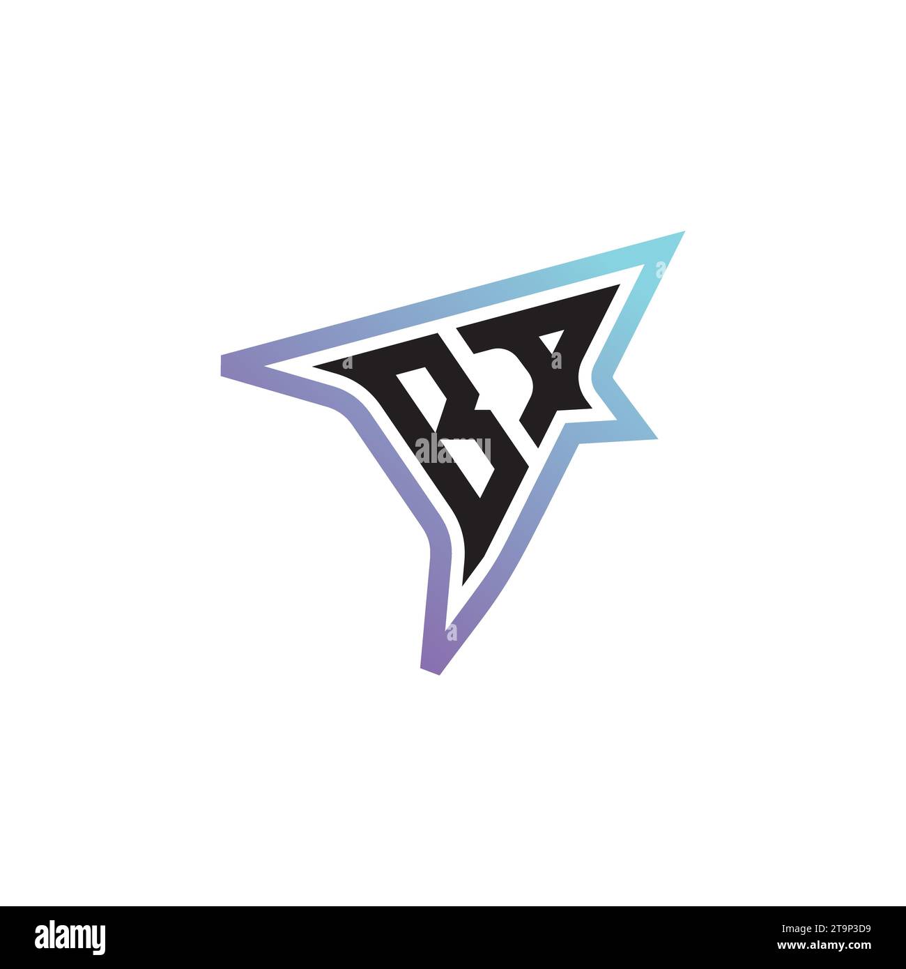 BA letter combination cool logo esport or gaming initial logo as a inspirational concept design ...