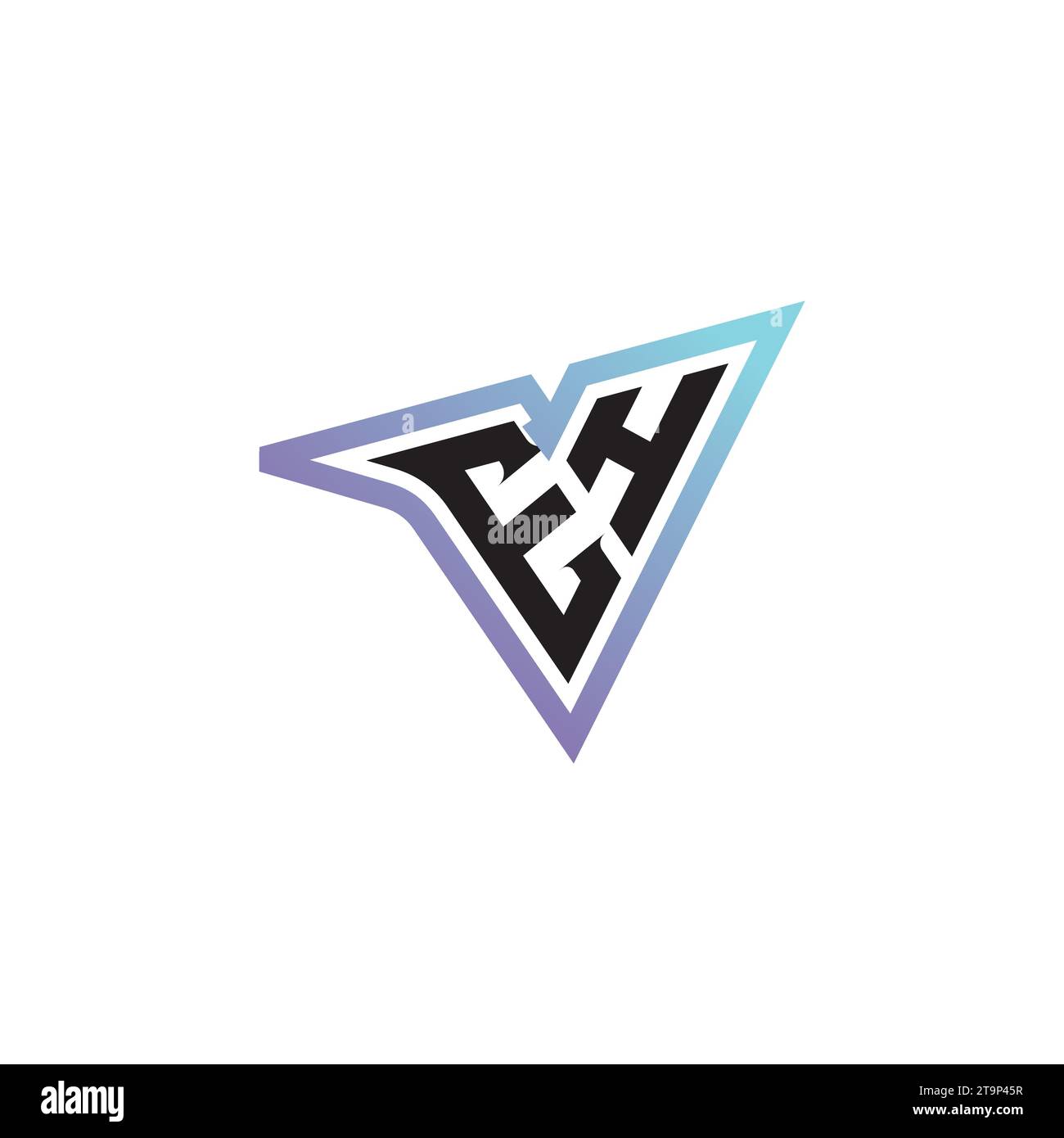 EH letter combination cool logo esport or gaming initial logo as a ...