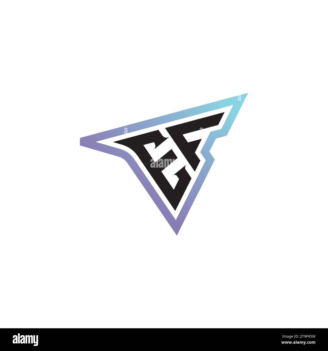 EF letter combination cool logo esport or gaming initial logo as a ...