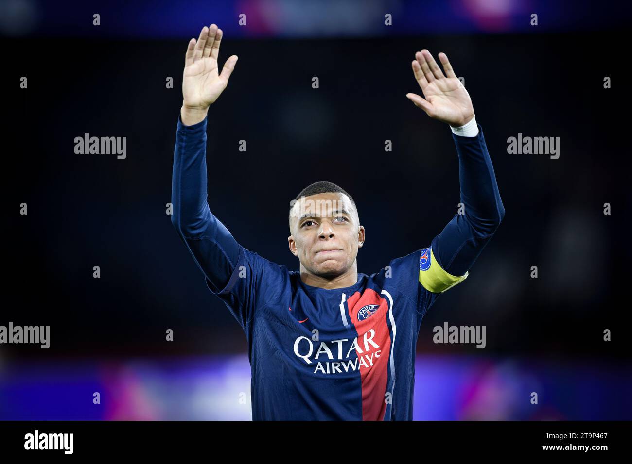 Kylian Mbappe during the Ligue 1 football (soccer) match between Paris ...