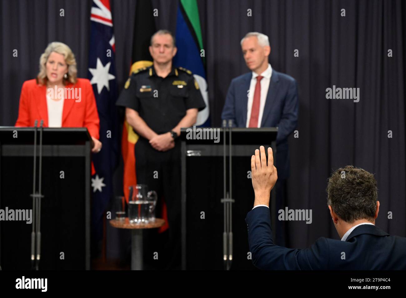 Canberra, Australia. 27th Nov, 2023. Guardian Australia journalist Paul ...
