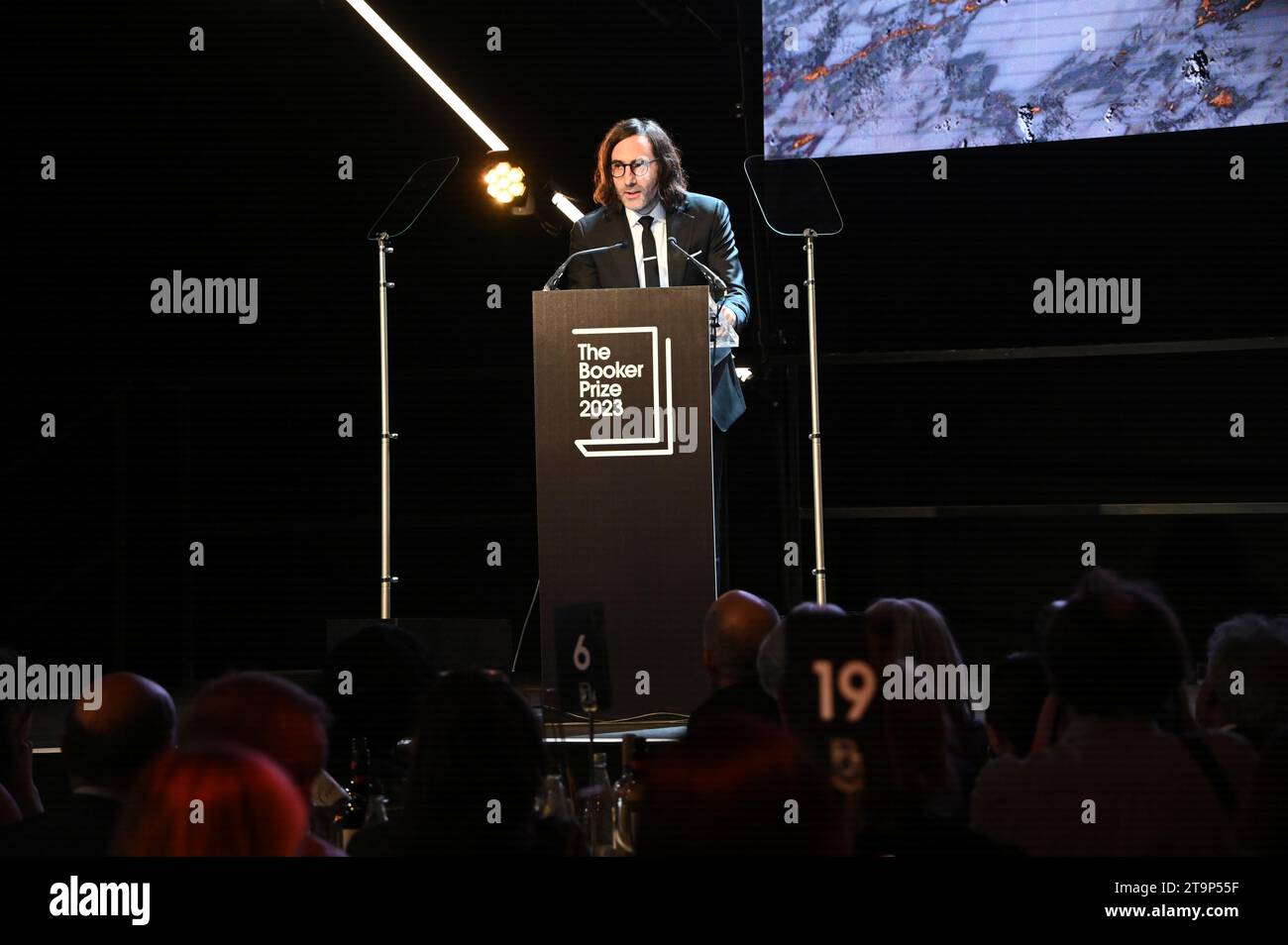 London, UK. 26th Nov, 2023. Irish author Paul Lynch - Prophet Song wins ...