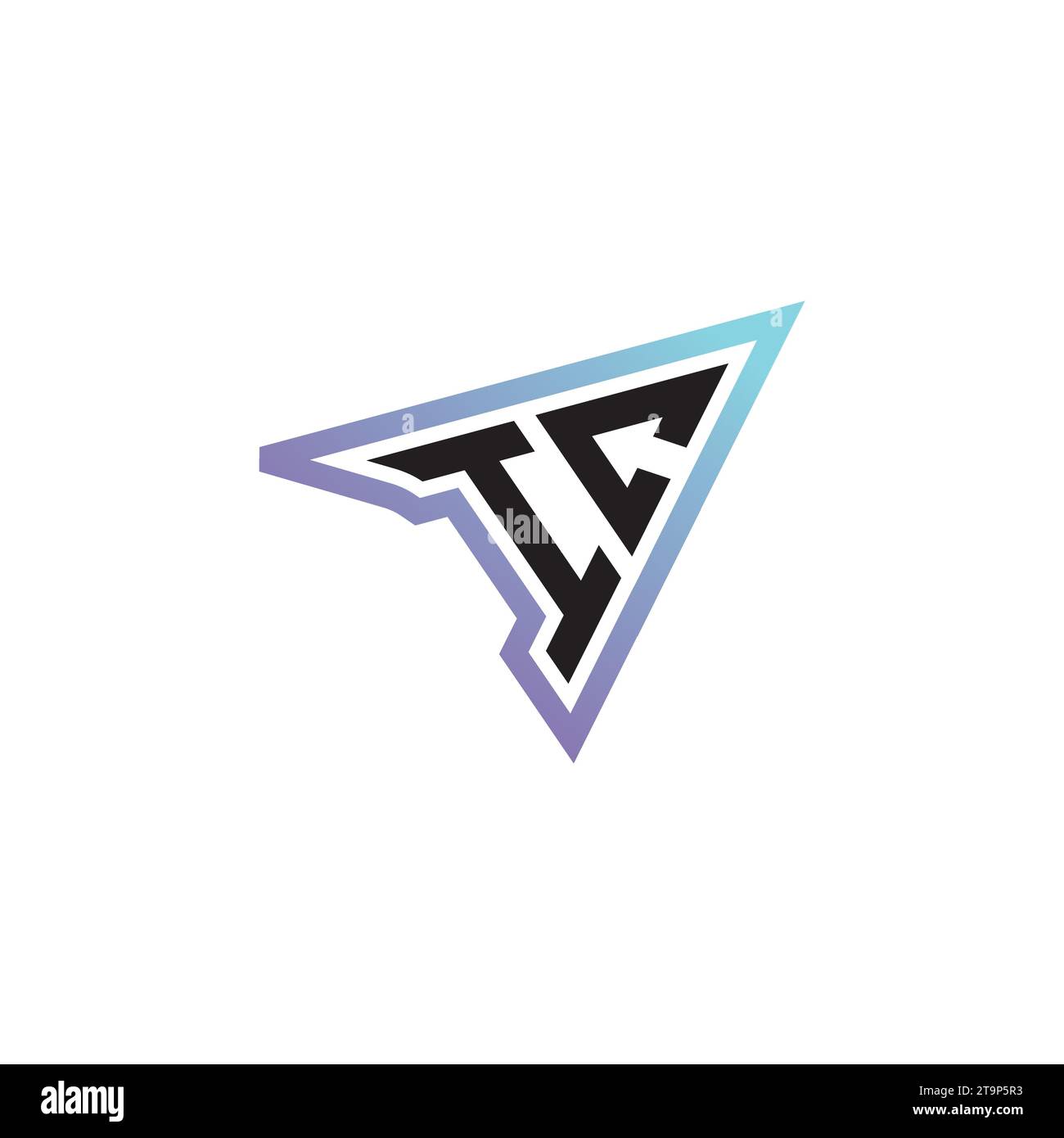 IC letter combination cool logo esport or gaming initial logo as a ...